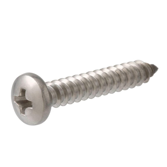#6 X 1/2 In. Phillips Pan Head Stainless Steel Sheet Metal Screw (50 ...