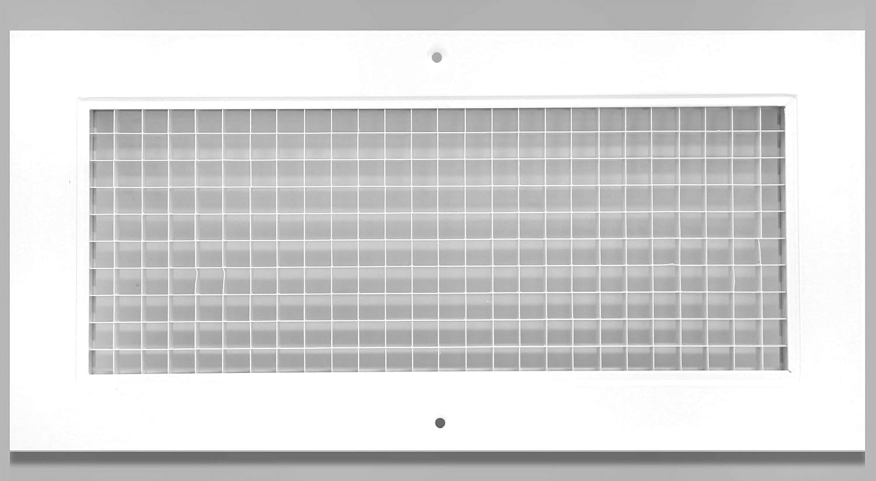 6" X 14" or 14" X 6" Cube Core Eggcrate Return Air Grille - Aluminum ...