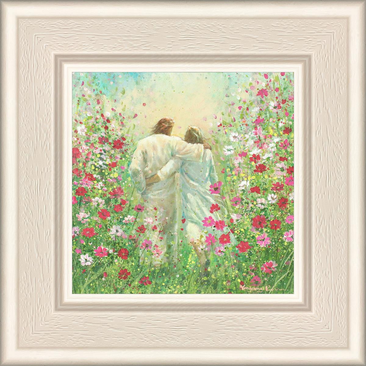 6 X 6 Divine Companion by Yongsung Kim With Whitewood Frame - Walmart.com