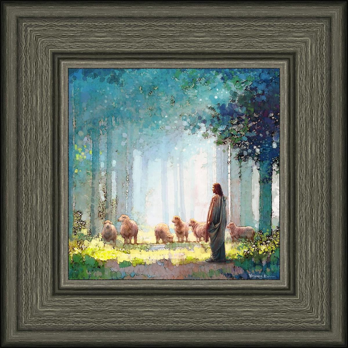 6 X 6 Keeping Watch by Yongsung Kim With greywood Frame - Walmart.com