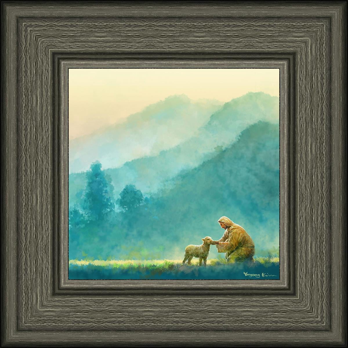 6 X 6 Little One by Yongsung Kim With greywood Frame - Walmart.com