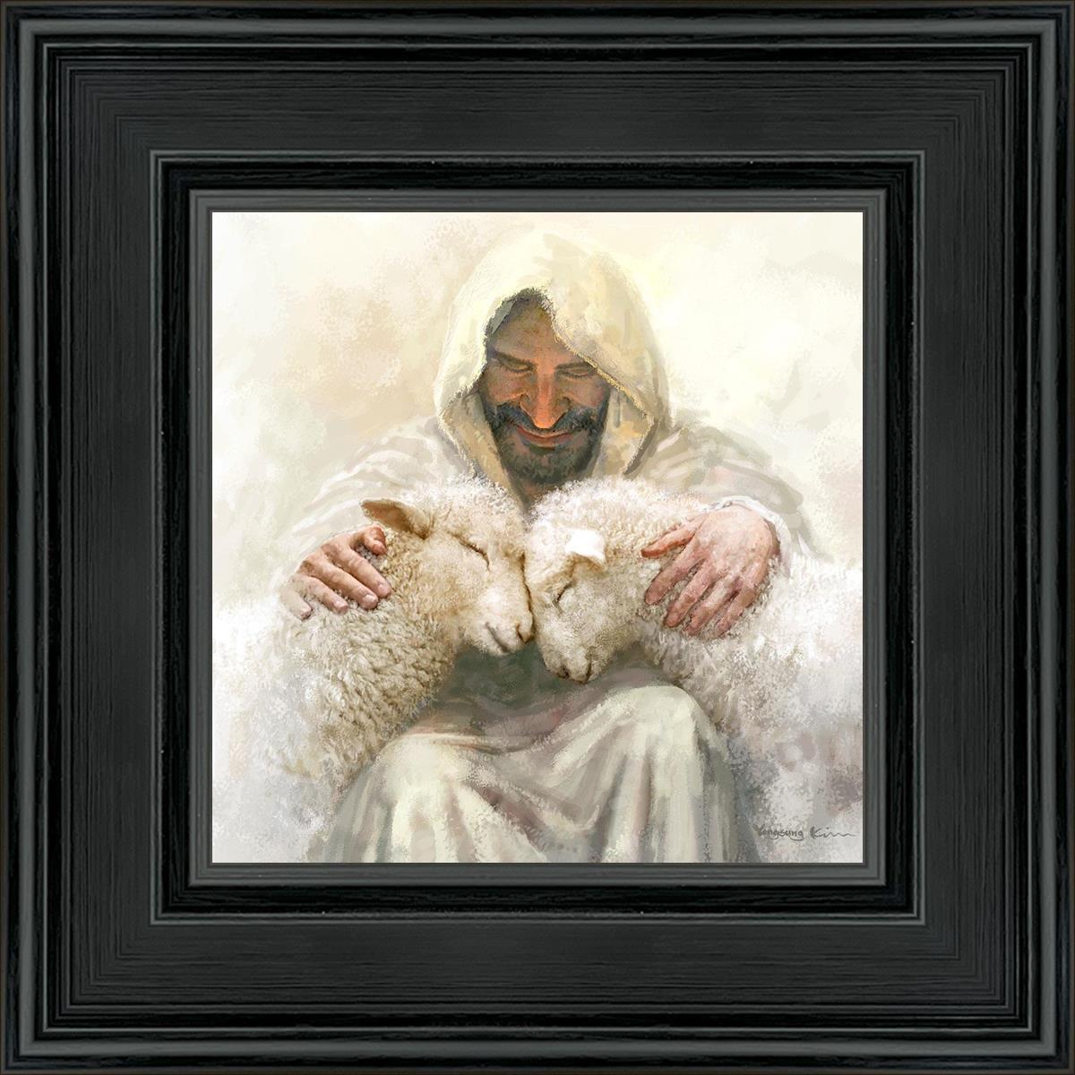 6 X 6 Love Is by Yongsung Kim With blackwood Frame - Walmart.com