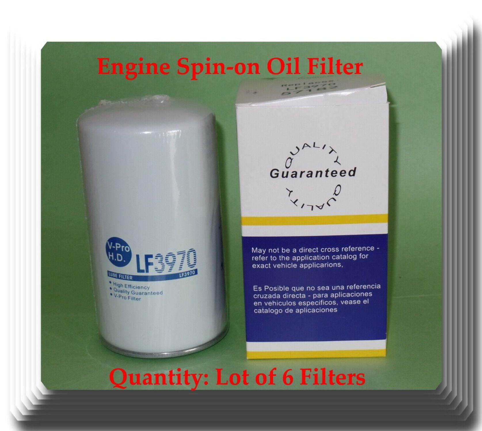 6 X ENGINE OIL FILTER LF3970 FITS FORD F650 F750 - Walmart.com