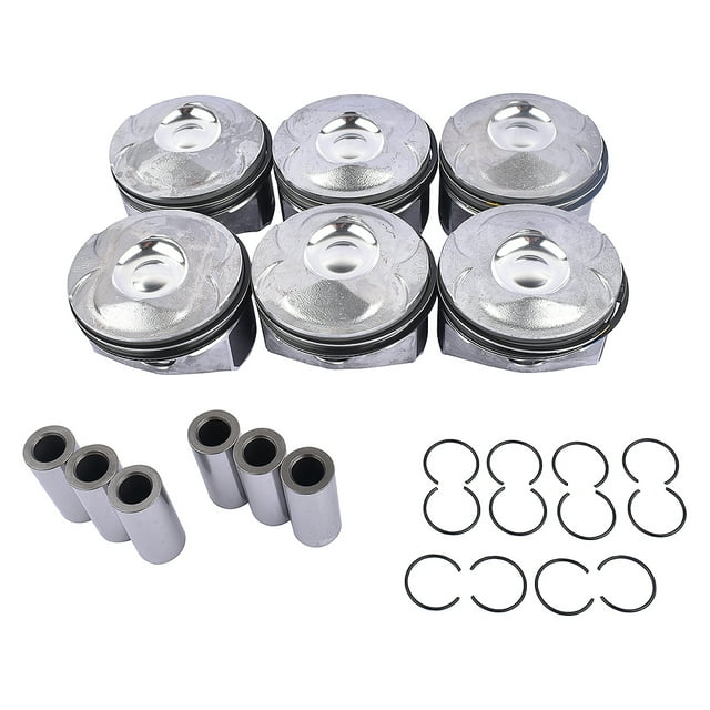 6 X Engine Piston Rings AJ126 Compatible with Land Rover LR4/ Range ...