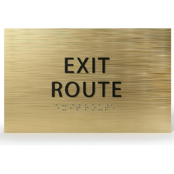 ADA CENTRAL SIGNS - 6" X4" Elevator Sign - Tactile Graphics Grade 2 ...