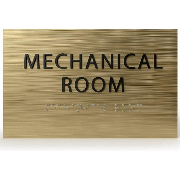 ADA CENTRAL SIGNS - 6" X4" Personalized Custom Sign- Tactile Graphics ...