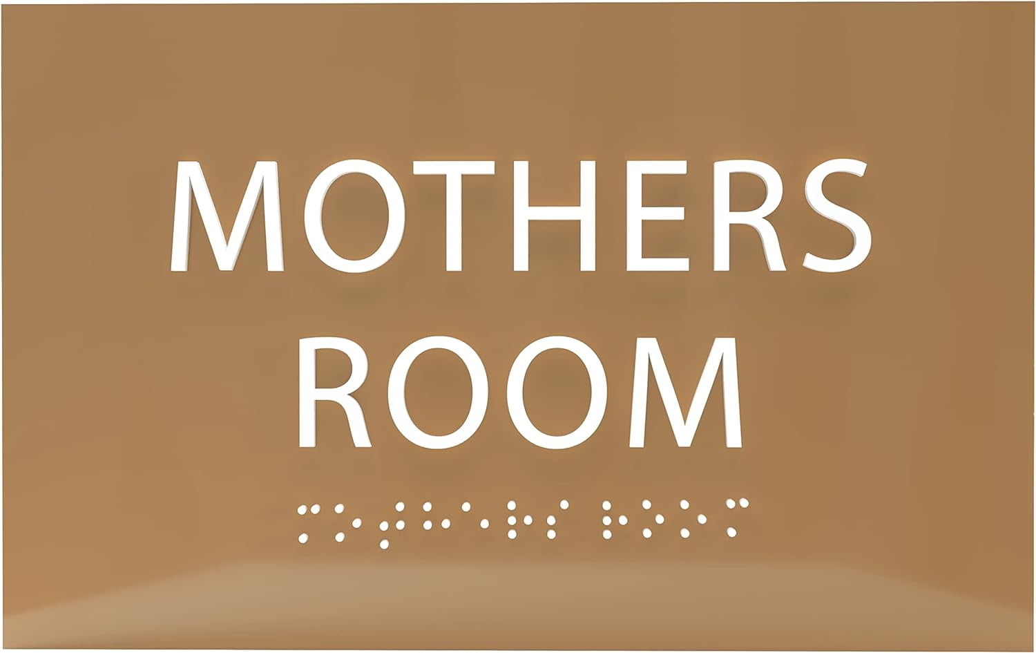 6" X4" Mothers Room Sign - Tactile Graphics Grade 2 Braille Text ...