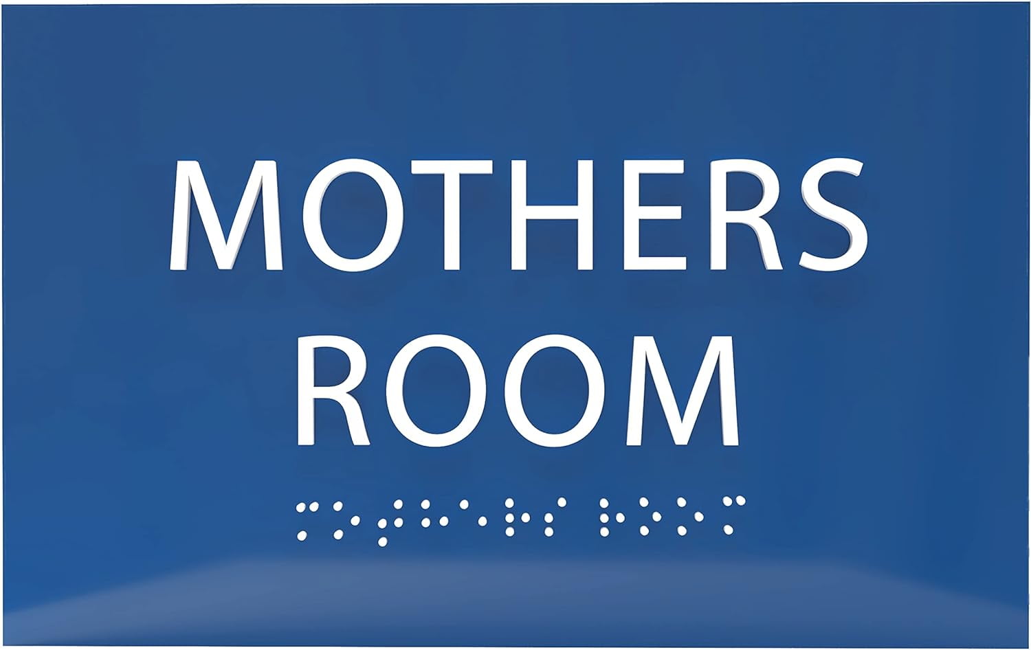 6" X4" Mothers Room Sign - Tactile Graphics Grade 2 Braille Text ...