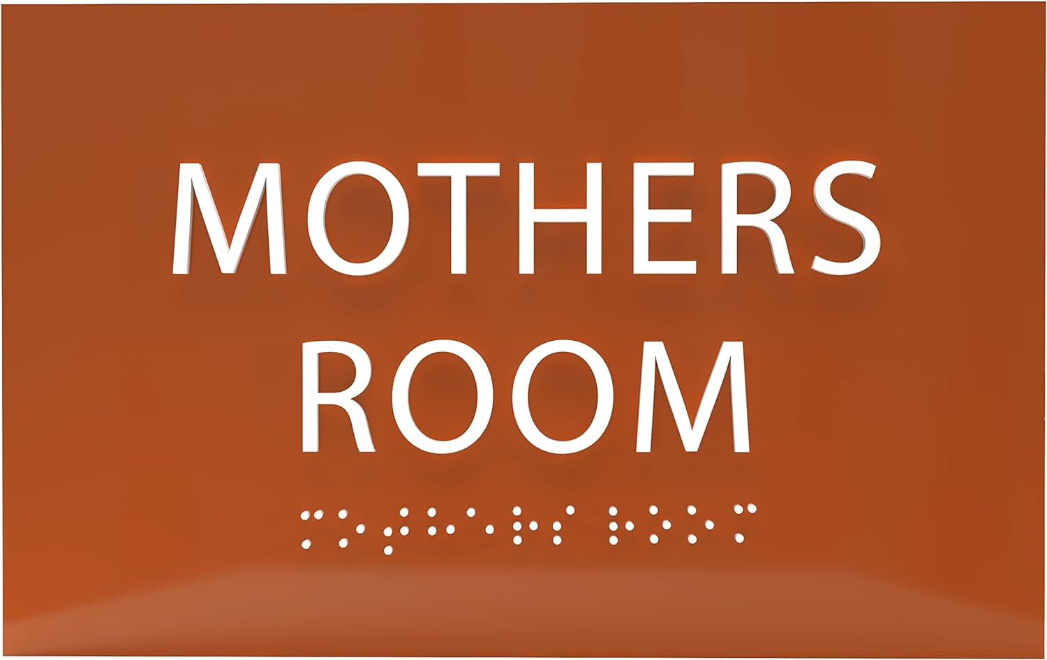 6" X4" Mothers Room Sign - Tactile Graphics Grade 2 Braille Text ...