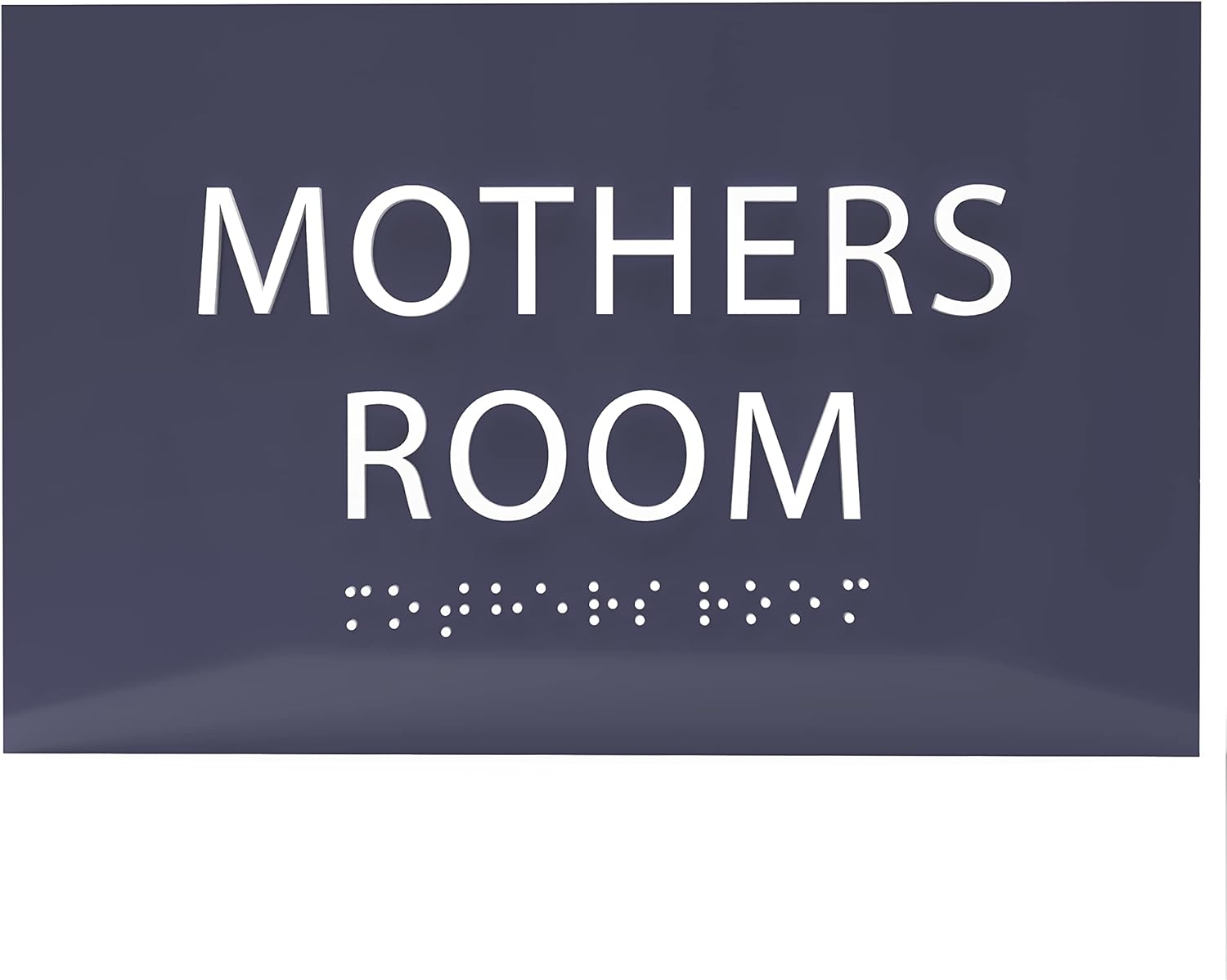 6" X4" Mothers Room Sign - Tactile Graphics Grade 2 Braille Text ...