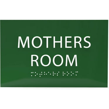 6" X4" Exam Room 5 Sign- Tactile Graphics Grade 2 Braille Text | Modern ...