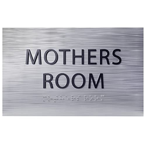 6" X4" Mothers Room Sign - Tactile Graphics Grade 2 Braille Text ...