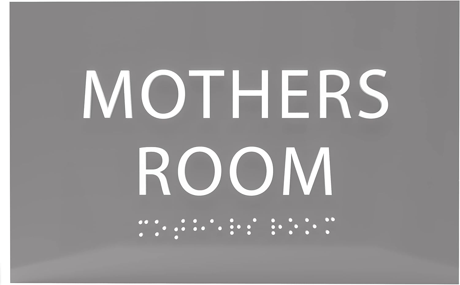 6" X4" Mothers Room Sign - Tactile Graphics Grade 2 Braille Text ...