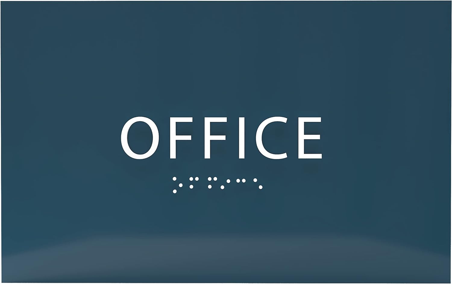 6" X4" Office Sign- Tactile Graphics Grade 2 Braille Text | Modern ...