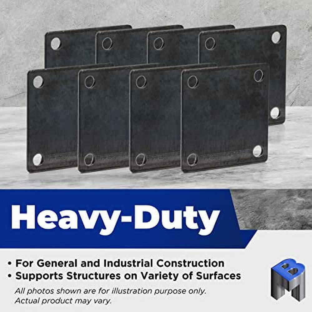 6”X6” Weldable Square Steel Metal Baseplate - A36 Steel Plate - High ...