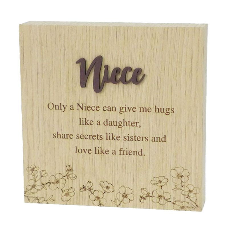 6"X6" Wood Grain Blocks-Niece Block Sign - Walmart.com