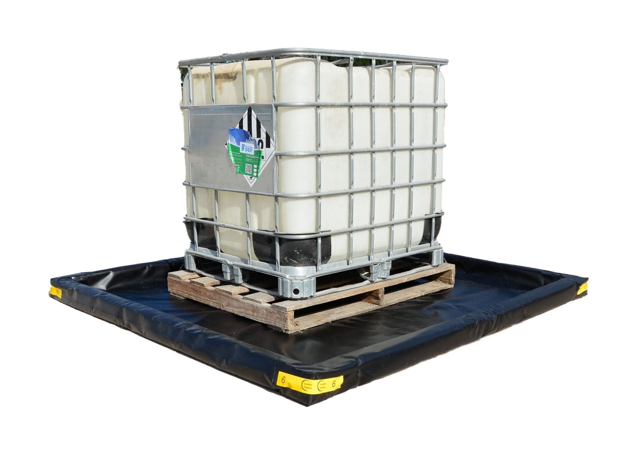 6'X8'x4" DuraFlex 36 Mil Drive-Over Foam-Wall Spill Containment Berm ...