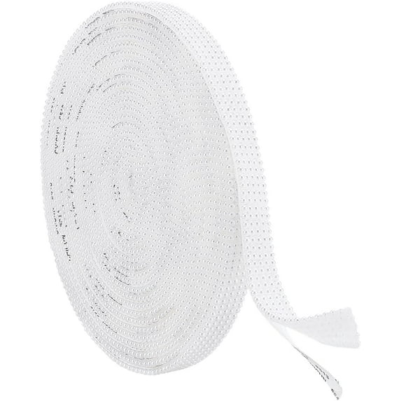 6 Yard Pearl Wrap Roll 5 Rows Self Adhesive Pearls Ribbon White Pearls ...