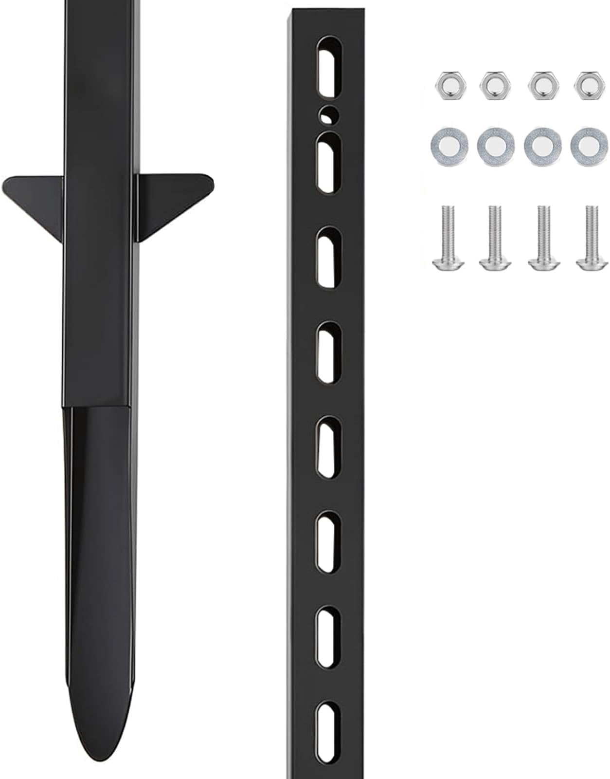 6' Yard Sign Stake - Lightweight Adjustable Holder | Windproof side ...