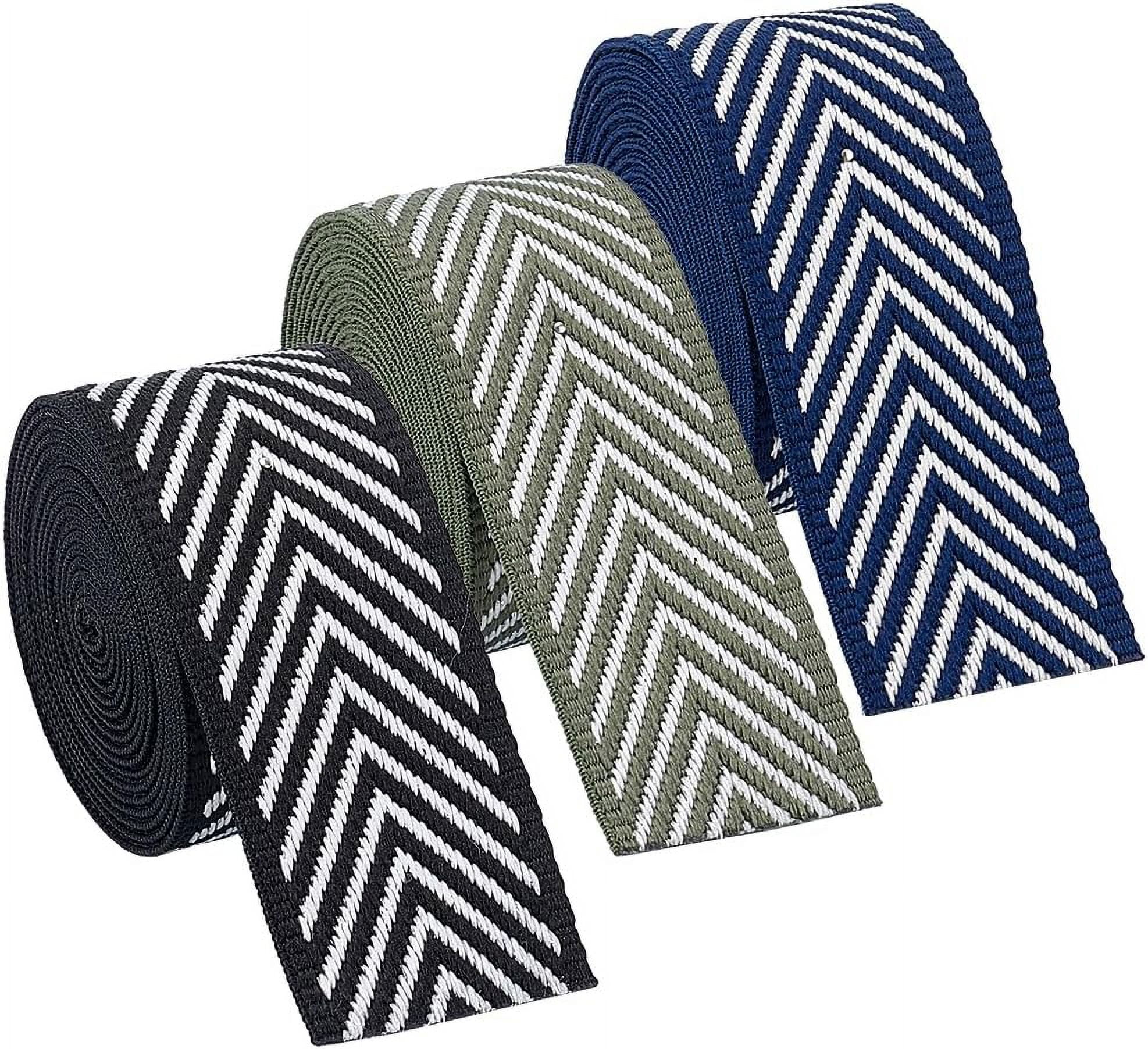 6 Yards 3 Colors Polyester Twill Tape 1-1/2 inch Wide Arrow Patterned ...