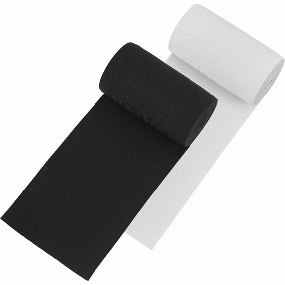 6 Yards 4.72-Inch Wide Elastic Band Heavy Stretch High Elasticity Knit ...