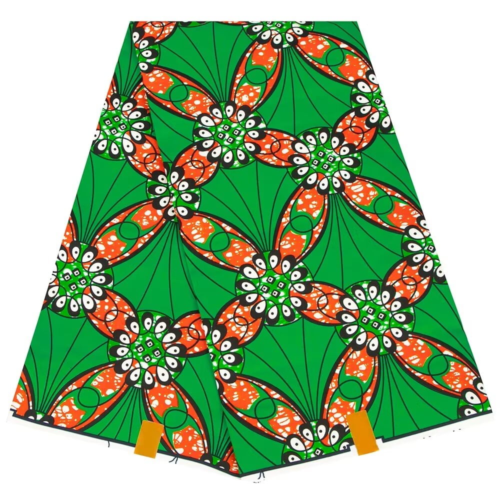 6 Yards African print Fabric Original Polyester Material cothes ...