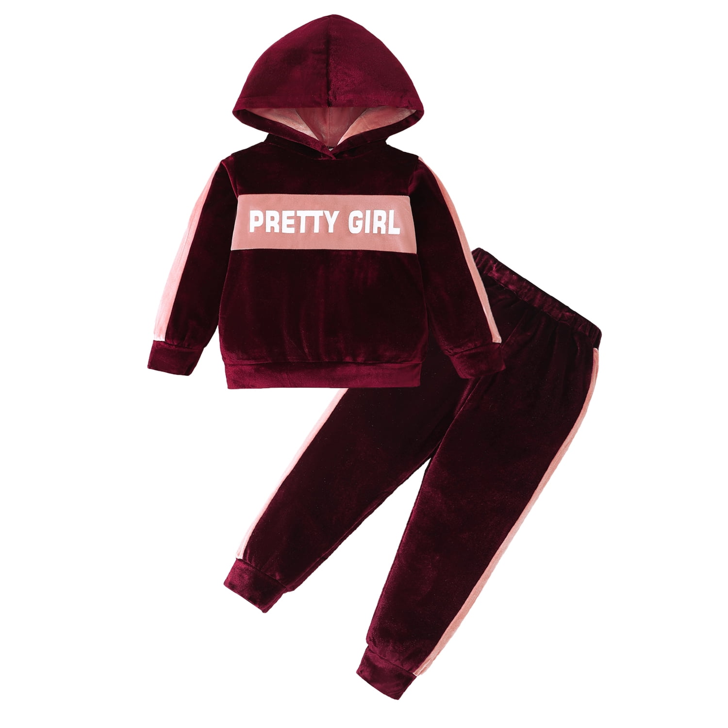 6 Years Little Girls Clothes 7 Years Girls 2PCS Fall Winter Outfits Set ...