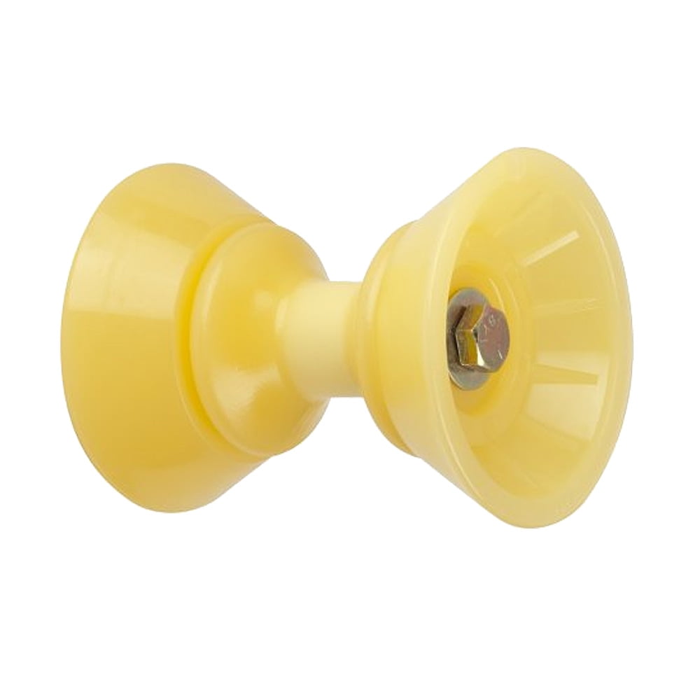 C.E. Smith 3" Bow Bell Roller Assembly - Yellow TPR [29300] - Walmart.com