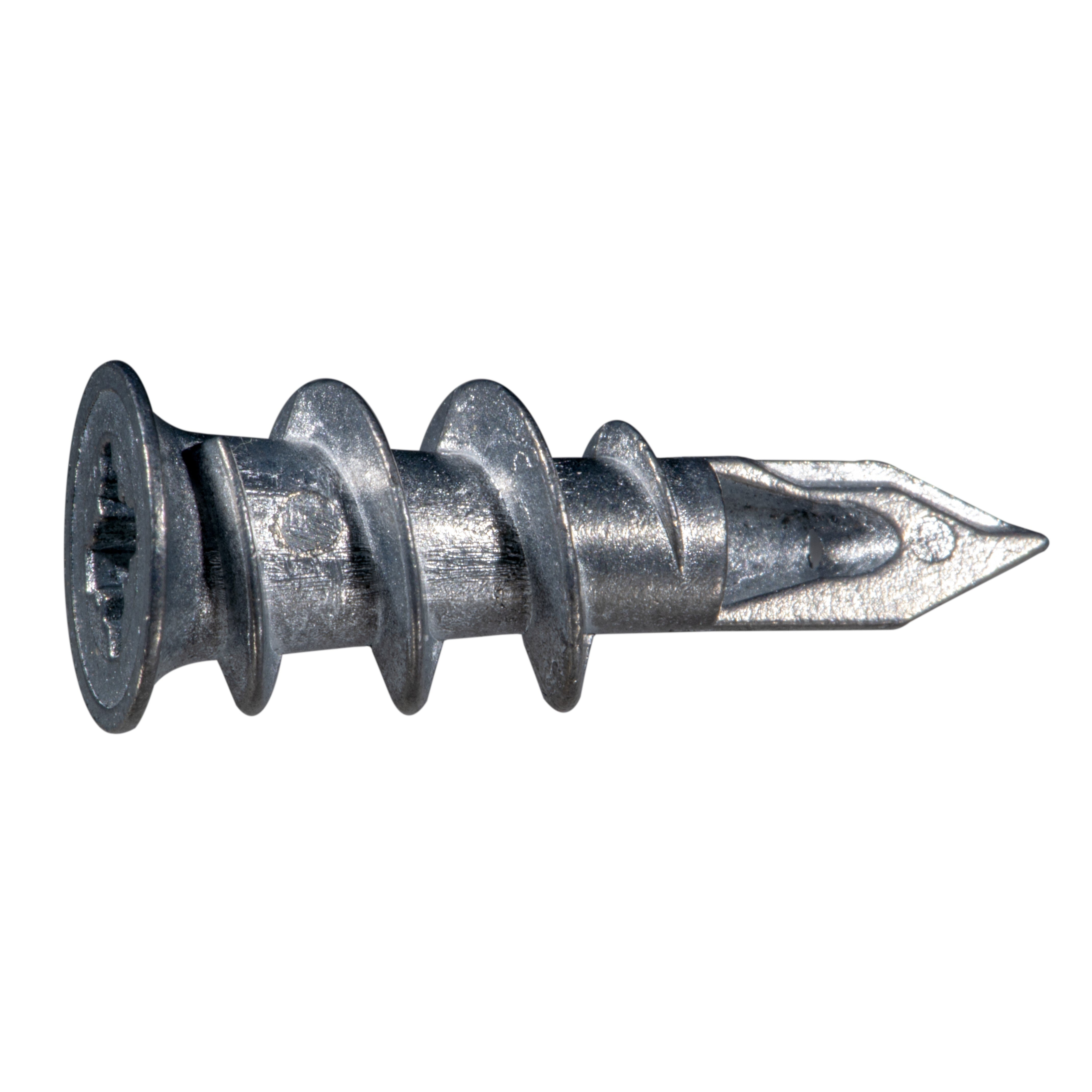 #6 Zinc Plated Steel Drywall Anchors - Walmart.com