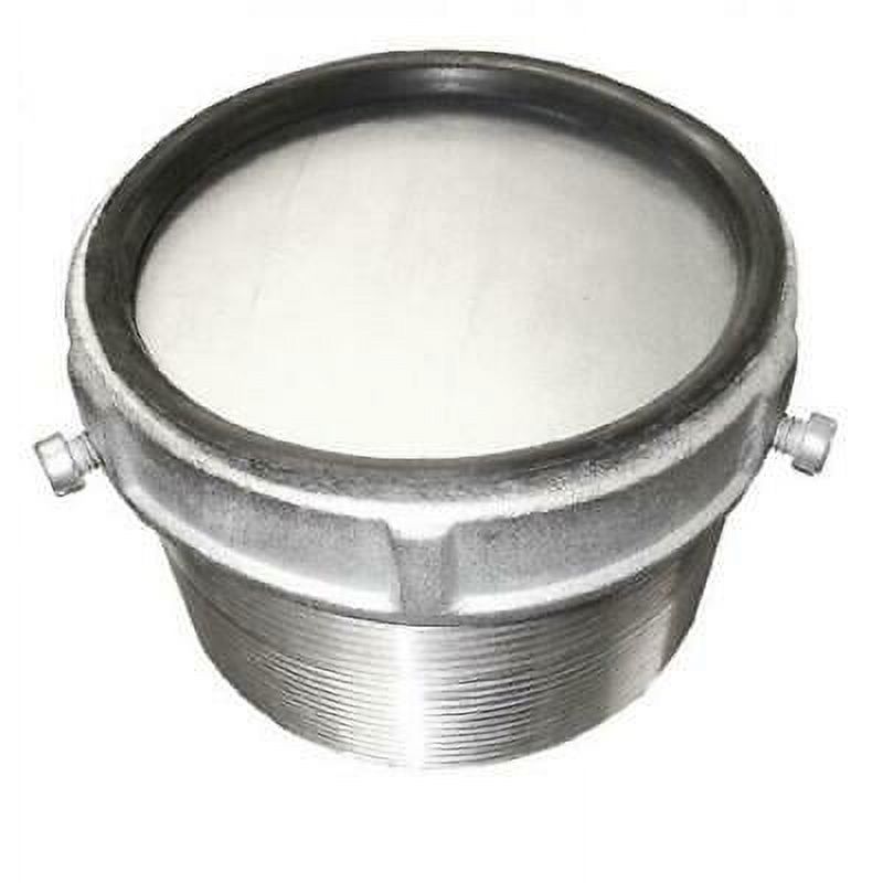 6" Zinc Plated Steel Rigid Pipe Cap - Walmart.com
