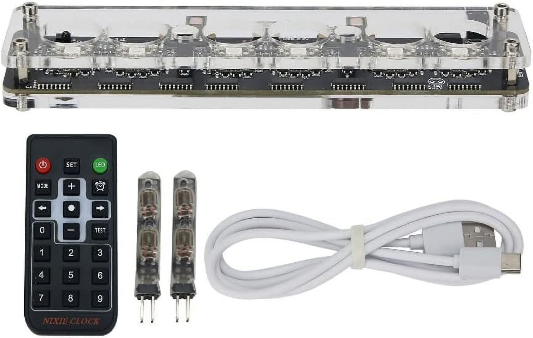 6-bit IN14 Glow Tube Clock Module Nixie Clock Audio Accessories DIY USB ...