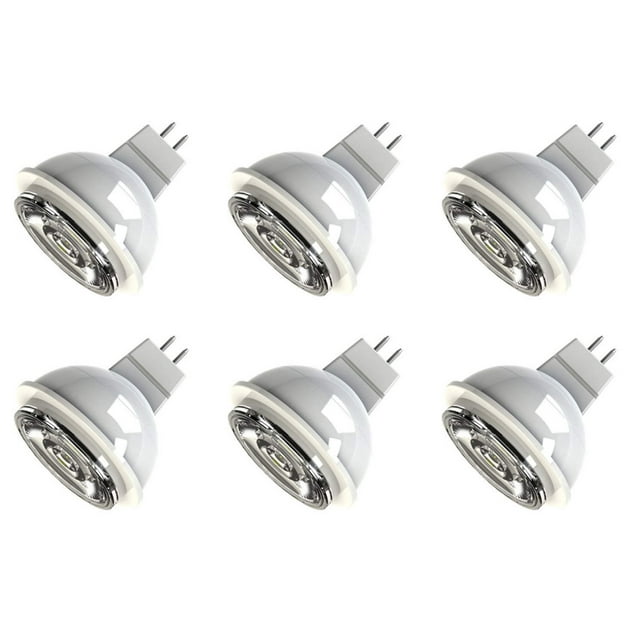 (6 bulbs) GE 21359 LED MR16 spot light bulb, 7 watt, 350 lumen, soft ...