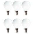 (6 bulbs) GE Lighting 25046 Frosted Finish Light Bulb Dimmable LED ...
