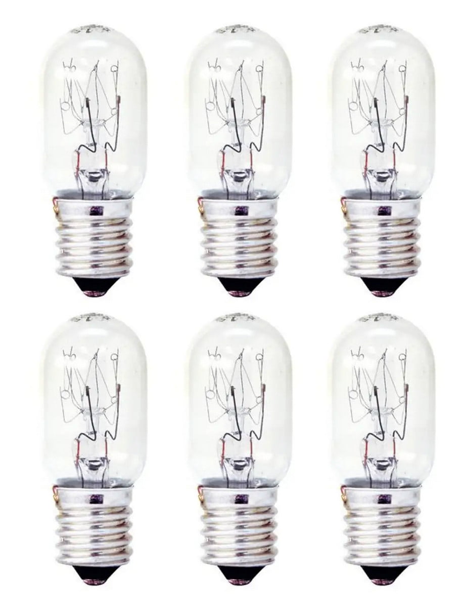 (6 bulbs) GE Lighting 25T7N 25-Watt Incandescent Appliance bulb ...