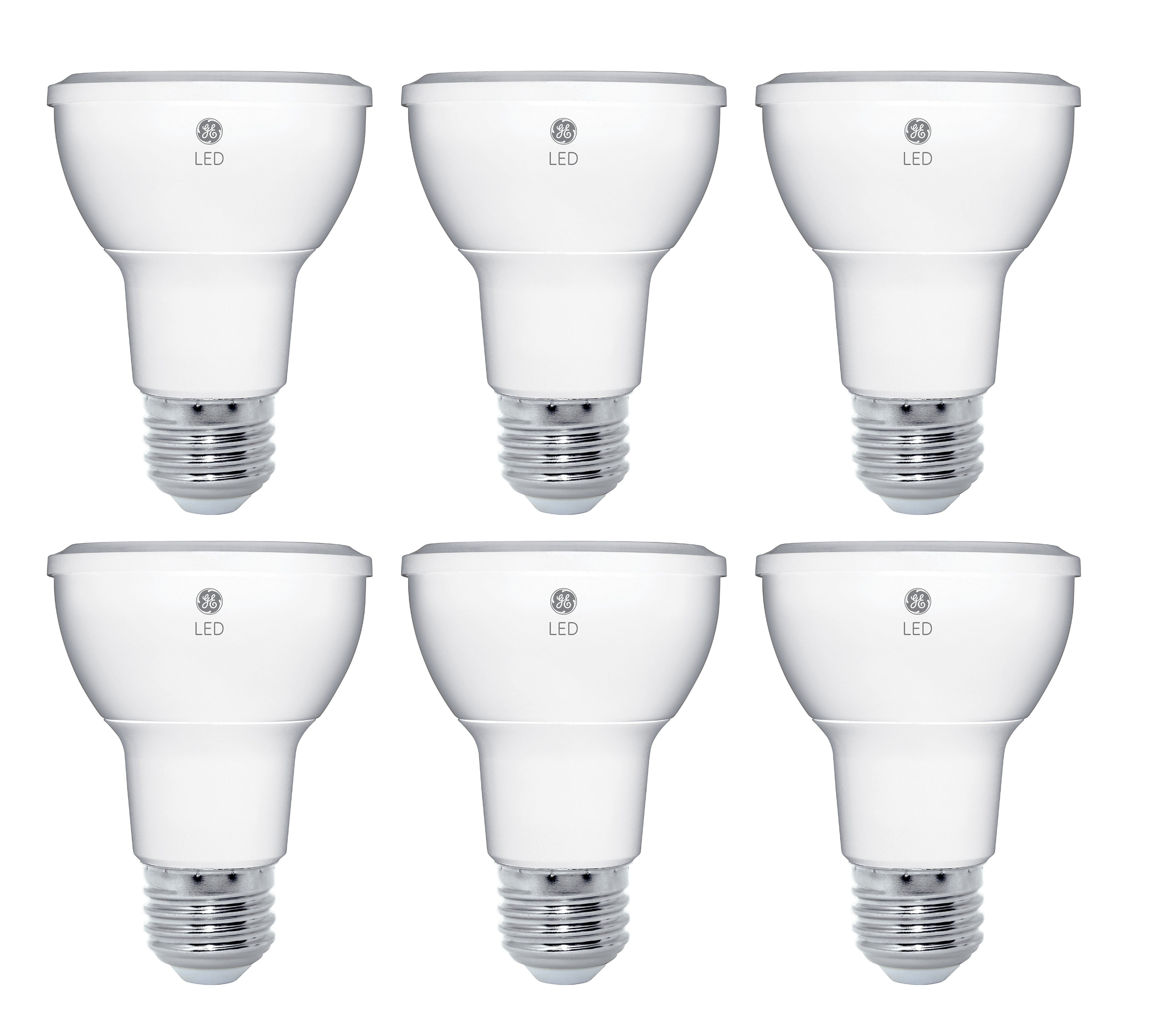 (6 bulbs) GE Lighting 89985 Energy-Smart LED Par20, 50-watt equivalent ...