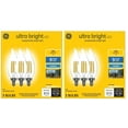 (6 bulbs) GE ultra bright LED 100 watt equivalent CA12 Daylight ...