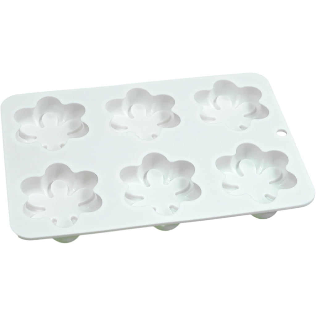 6-cavity Six Petals Flower Silicone Mold Chocolate Mould DIY Mousse ...