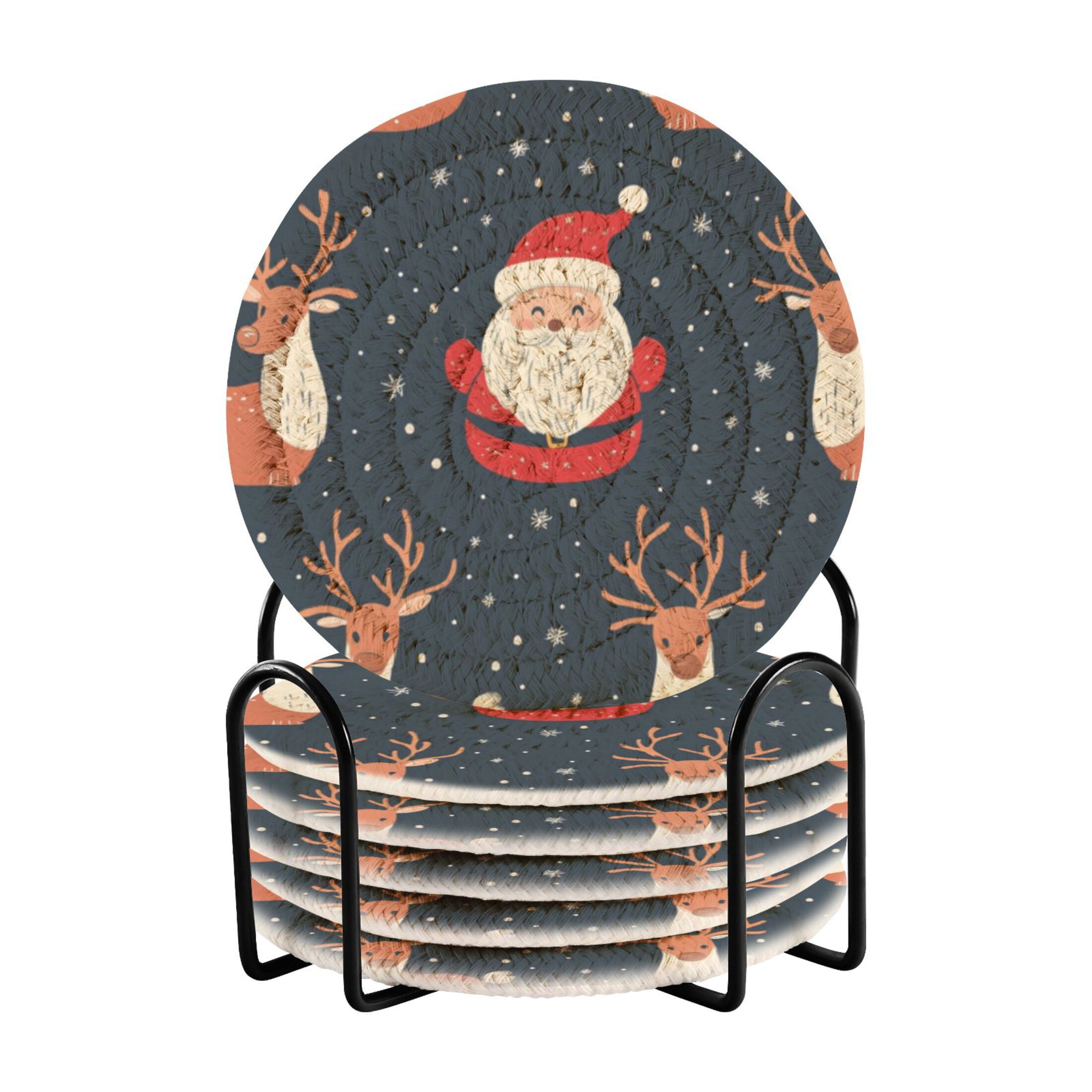 6 coil coasters 3.94x3.94x0.24 inch water coasters Drink coasters with ...