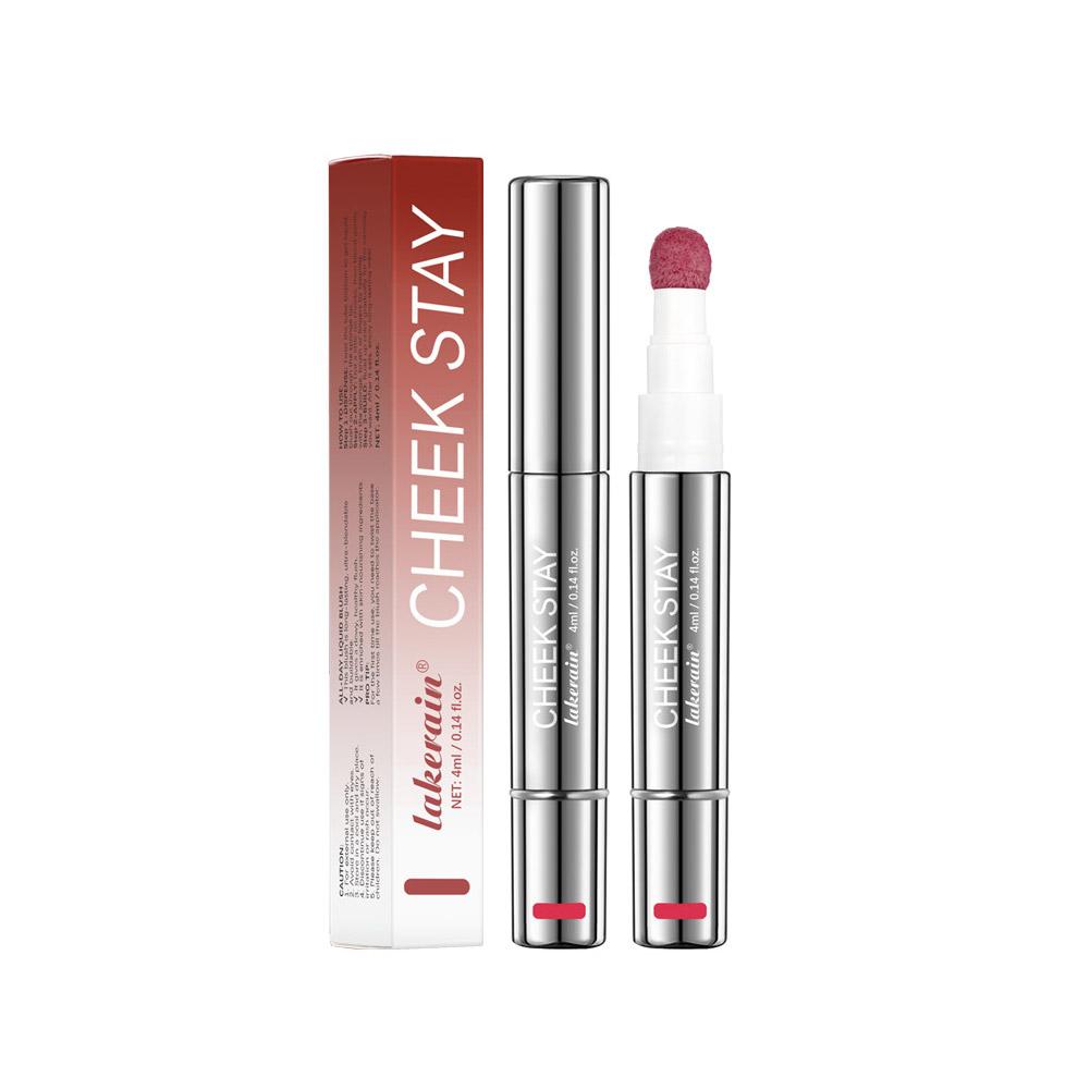 6 colors Long-Lasting Cheek Stain All-Day Blendable Liquid Blush Long ...