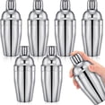 6 count Bar Shaker Professional Stainless Martini Drink Mixer with ...