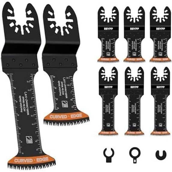 6 count Curved Oscillating Set, Standard & Extra-Long Reach Set, Curved ...