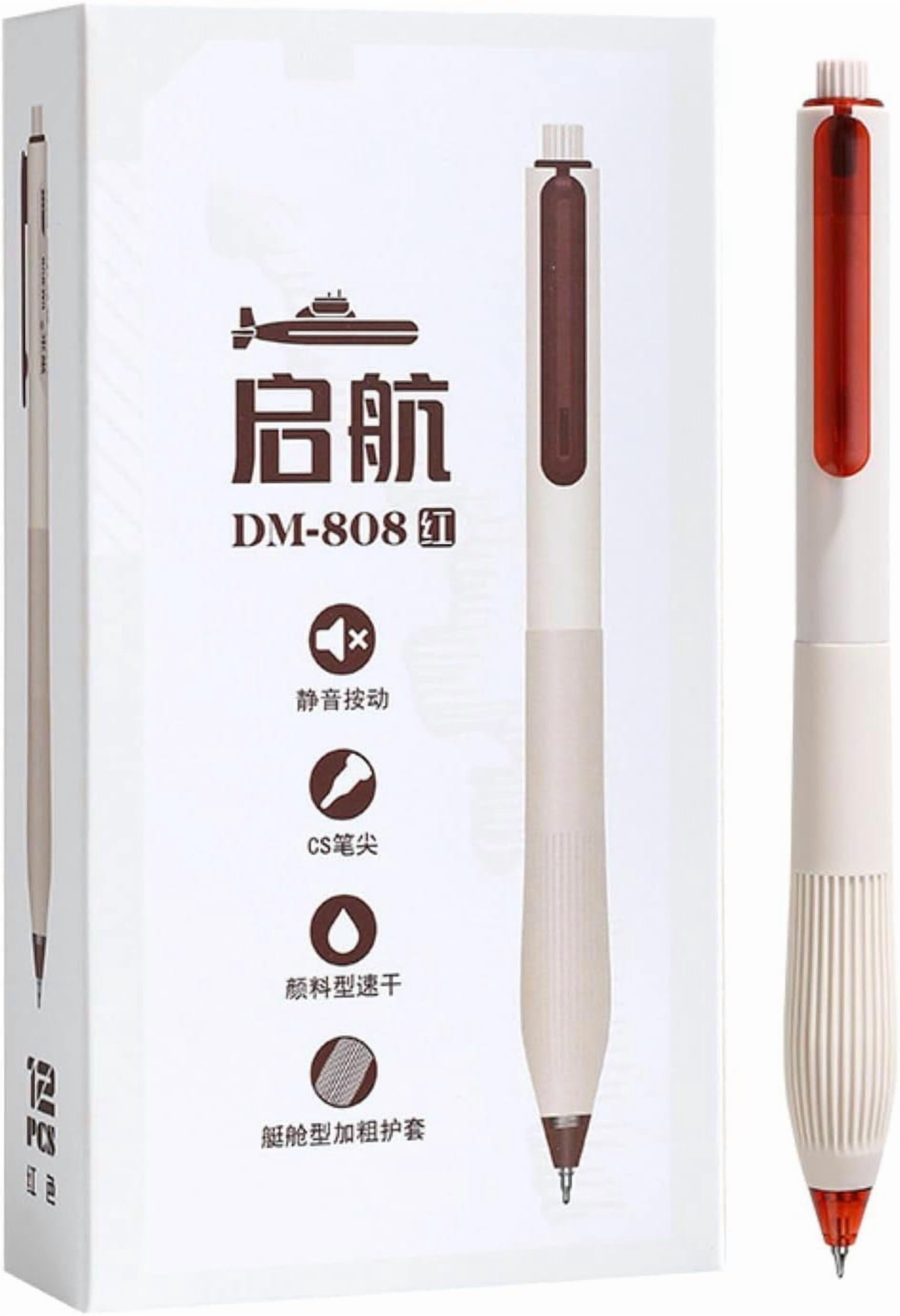 6 count Of -0.5mm Silent Pressing Neutral Pens, Simple And Quick Drying ...