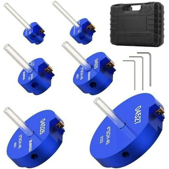 6 count PVC Pipe Reamer Kit - SCH40 Deburring Tool Kit (3/4" to 4 ...