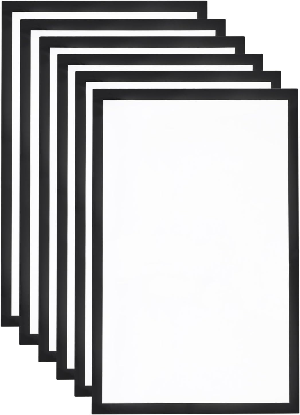 6 count Self Adhesive Poster Frame Wall Sign Holder, 11"x17" Picture ...