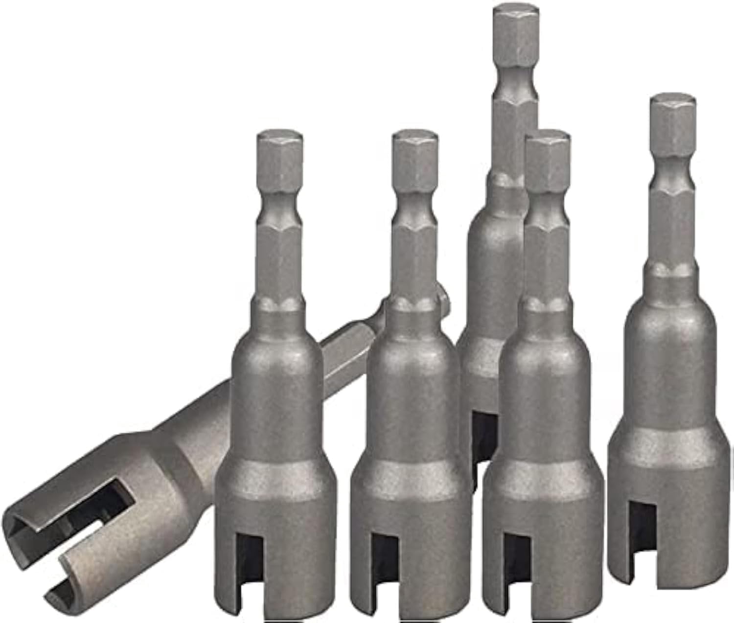 6 count Wing Nut Drill Bit Set, Hurricane Wingnut Driver Power Wing Nut ...
