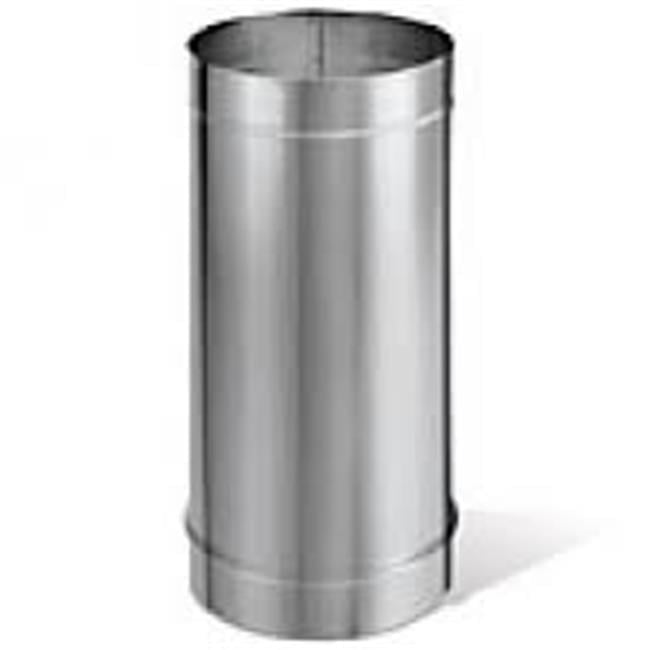 6 dia. DuraBlack Stove Pipe 48 in. Single Wall- Stainless Steel ...