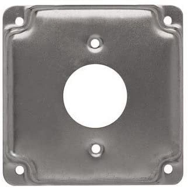 6 each: Raco 4 Square Steel Electrical Box Cover 801C - Walmart.com