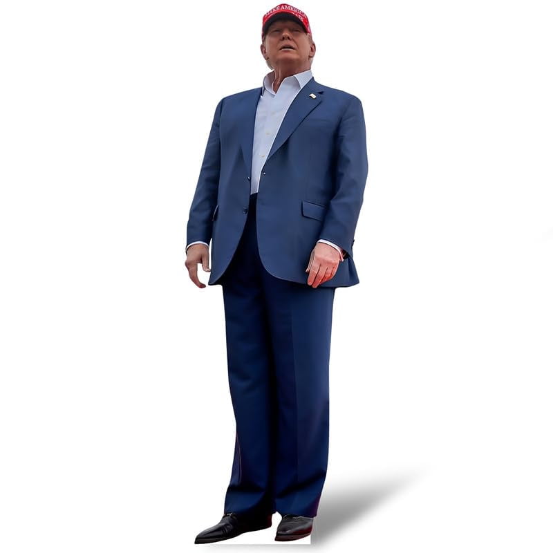 6 feet Donald Trump Cut Out | Stand Up | Cardboard Cutout | Life Size ...