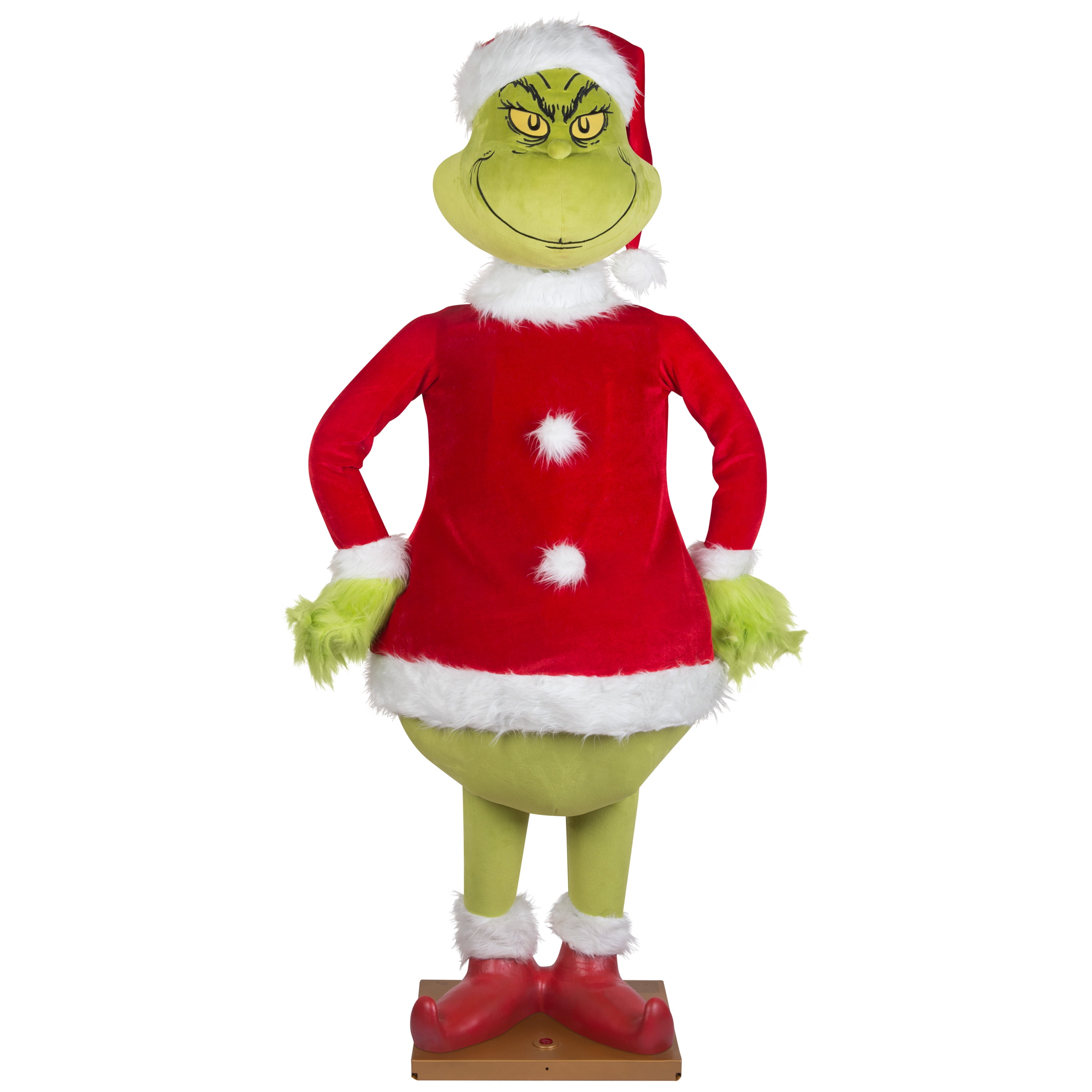 6 foot tall Life Sized Animated Dancing the Grinch Green Christmas ...