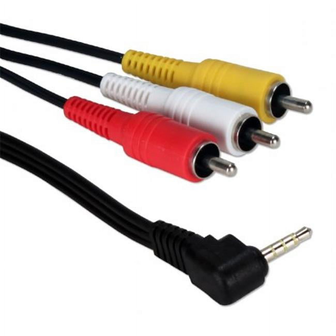 6 ft., 3.5 mm. to Composite Video and Stereo Audio Camcorder Cable ...